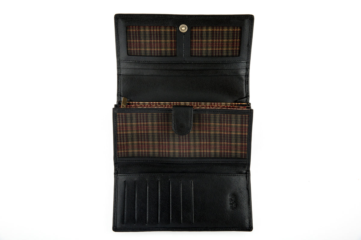 Large Flap Wallet – Alfa Leather Co.